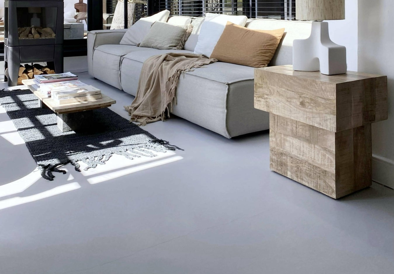 Woning met cementgebonden gietvloer | OBLY